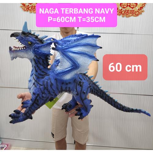 Jual MAINAN DINOSAURUS NAGA TERBANG KARET BESAR FLYING DRAGON JUMBO - NAGA BIRU - Jakarta Utara ...