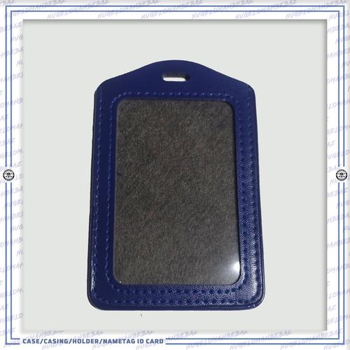 Jual CASE / CASING / HOLDER / TEMPAT ID CARD KULIT IMITASI - Biru ...