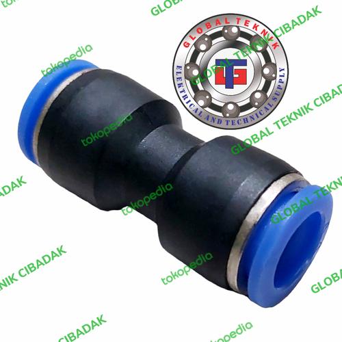 Jual FITTING ANGIN SAMBUNGAN LURUS 12 MM (BPU 12 MM) SELANG PU 12 MM ...