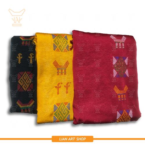 Jual Kain Tenun Parruki' Toraja Asli Pria - Merah Maroon - Kab. Toraja ...