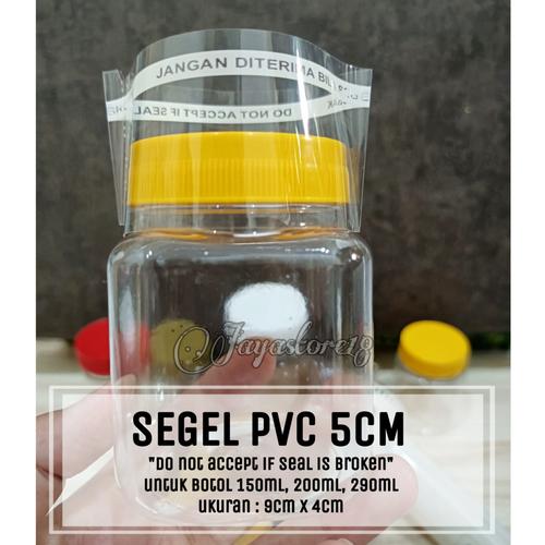 Jual SEGEL PLASTIK PVC BOTOL SAMBAL 5CM segel tutup botol segel induksi ...