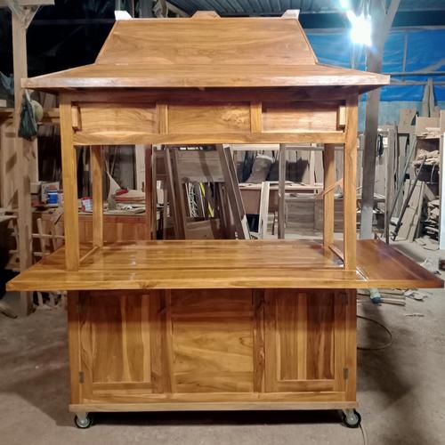 Jual gerobak//rombong angkringan full kayu jati - Kab. Klaten - UD ...