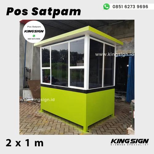 Jual Post Satpam - Jaga Security Keamanan Knockdown Portable Modern ACP ...