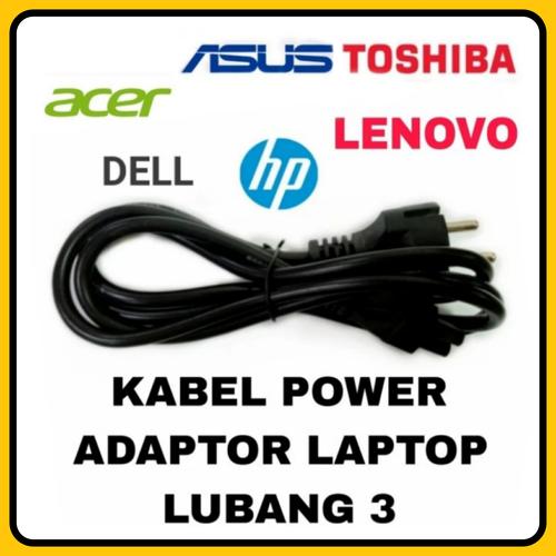 Jual Kabel Power Lubang 3 Kabel Power Laptop 100% NEW - Jakarta Barat ...