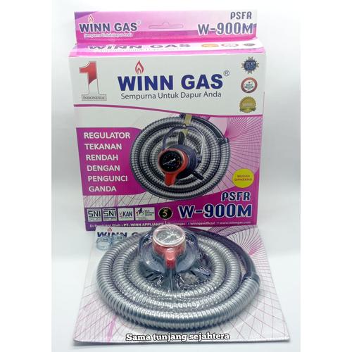Jual WINN GAS REGULATOR LPG TEKANAN RENDAH PENGUNCI GANDA+SELANG PSFR ...