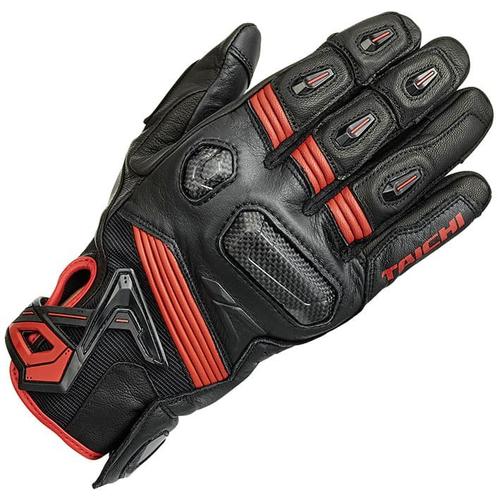 Jual RS Taichi RST 441 Raptor Leather Black Red Gloves - S - Jakarta ...