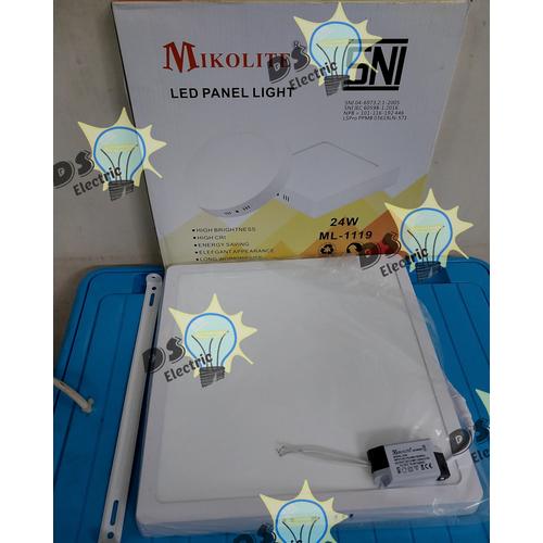 Jual Lampu Downlight LED Panel Mikolite OUTBOW KOTAK 24w 24 WATT - Kota ...