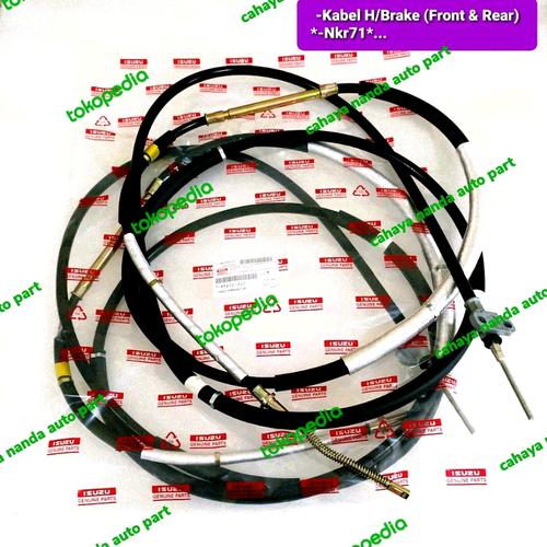 Jual Kabel Rem Tangan Depan Belakang Isuzu NKR71 Original Isuzu ...