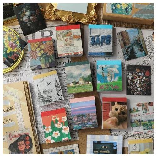 Jual Vintage Past Memory Sticker - Retro Memoir Collection (50pcs ...