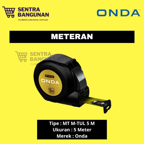 Jual METERAN ONDA / Measuring Tape / Meteran 5 Meter MT M-TUL - Jakarta ...