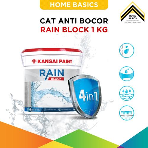 Jual Cat pelapis anti bocor merek rainblock dari kansai paint / waterproof - Putih - Kota Medan ...