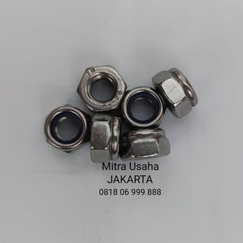 Jual Mur Nylon ss304 m8 / Lock Nut sus304 / Stainless Steel 304 - Jakarta Pusat - Mitra Usaha ...