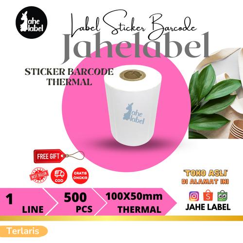 Jual LABEL STIKER BARCODE 100x50 mm DIRECT THERMAL 500 PCS - Hijau ...