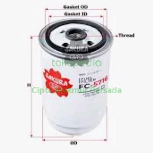 Jual FC-5716 FUEL FILTER FC5716 / WK842-2 / 26561118 - Jakarta Pusat ...