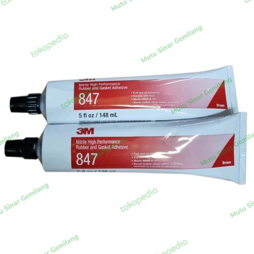 Jual 3M 847 Nitrle High Performance Rubber And Gasket Adhesive -148mL ...