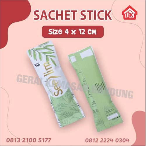 Jual Kemasan Sachet Stick 4 x 12 cm Full Print Custom Desain Paper Foil ...