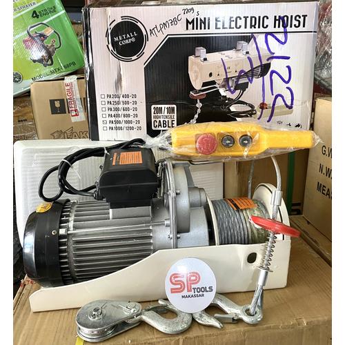 Jual ELEKTRIK HOIST KATROL ELEKTRIK PA500 PA1000 500KG 1000KG 1 TON ...