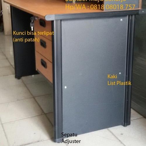 Jual Meja Kerja Kantor Staf Staff Biro 120x70 Uk. 120x70x75 cm 3 Laci ...