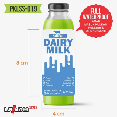 Jual Stiker Label Botol Minuman Kemasan Plastik Juice Jus Jamu PKLSS ...