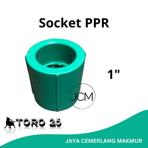Jual Socket PPR 32mm Toro PN25 1" Sok Sambung PPR 1 Inch Fitting Pipa ...