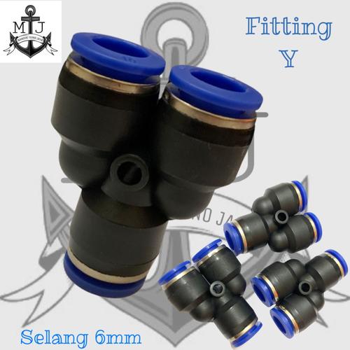 Jual Y 6MM FITTING Y PNEUMATIC UKURAN 6MM X 6MM X 6MM - Jakarta Barat ...