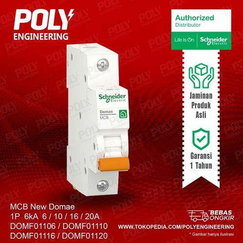 Promo MCB DOMAE 1P 6A 10A 16A 20A SCHNEIDER DOMF01106 DOMF01110 DOMF01116 - 6A - Kota Semarang ...