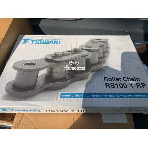 Jual TSUBAKI RS100-1-RP ROLLER CHAIN RS-100-1 (10FT/BOX) SINGLE - Kota ...