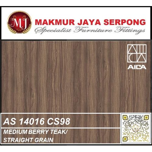 Jual HPL AICA ASIA AS 14016 CS98 - MEDIUM BERRY TEAK I WOODGRAIN - Kota Tangerang Selatan - TOKO ...
