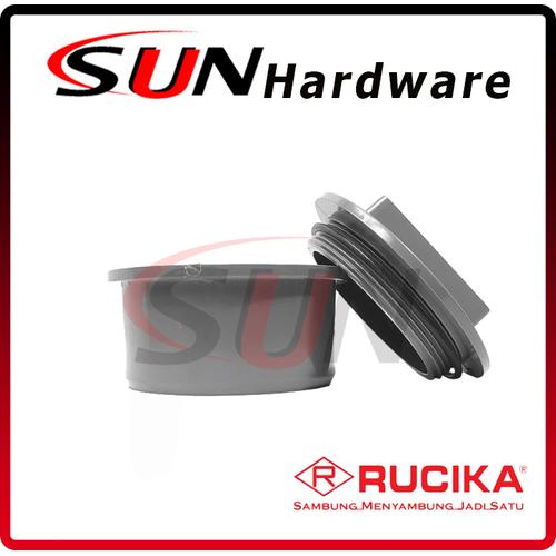 Jual Tutup Pipa Clean Out 3" Inch Rucika | Tutup Pipa Septik Tank 3 ...