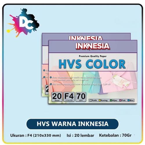 Jual Kertas HVS Warna F4 70 gsm 20 Lembar - Putih - Jakarta Pusat ...
