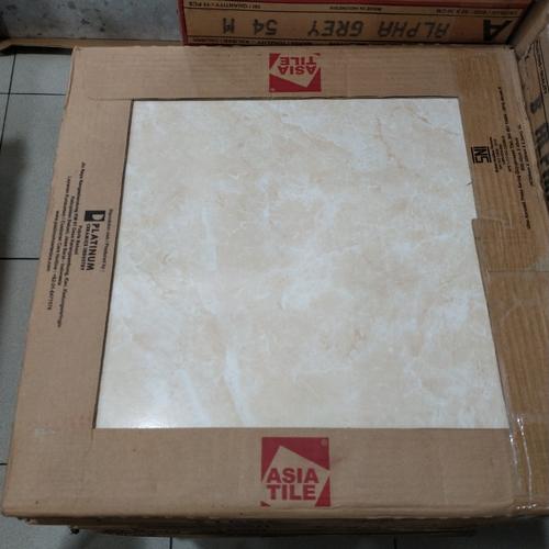 Jual keramik lantai Asia Zigma cream 40x40 kw1 isi 6 lembar - kw2 ...