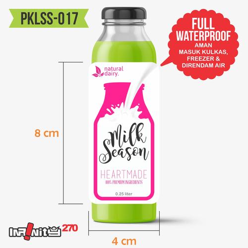 Jual Stiker Label Botol Minuman Kemasan Plastik Juice Jus Jamu PKLSS ...