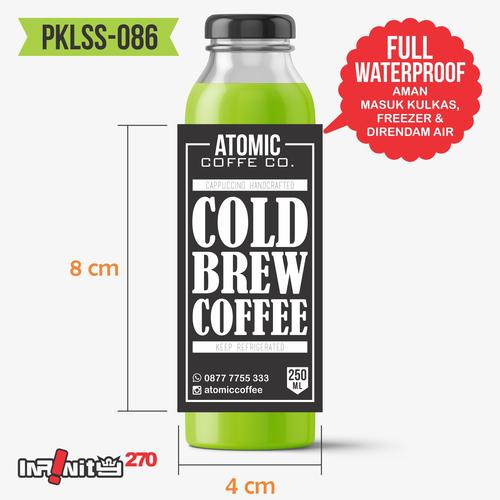 Jual Stiker Label Botol Minuman Kemasan Plastik Juice Jus Jamu PKLSS ...