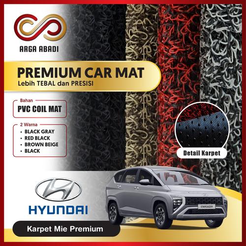 Jual Karpet Mobil Premium Hyundai Stargazer Mie Bihun 2 Warna - Hitam ...