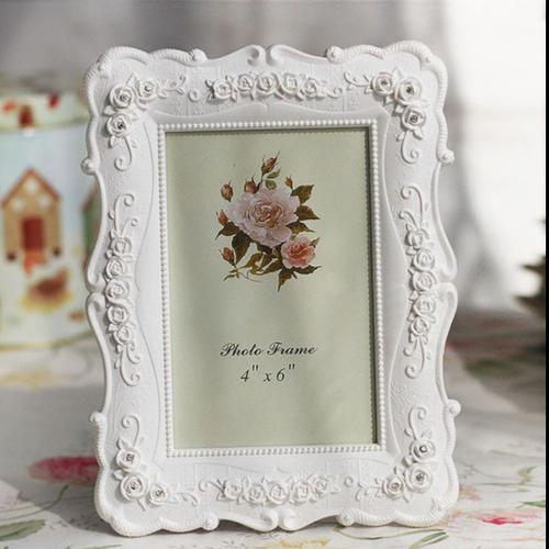 Jual Ava Photo Frame / Bingkai Foto Frame Meja Putih Estetik Vintage ...