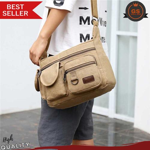 Jual Tas Messenger Selempang Pria Wanita Bahan Kanvas - Jakarta Barat ...