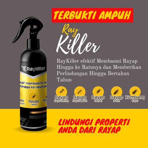 Jual RayKiller Obat Anti Rayap Spray Efekif Membasmi Rayap Bergaransi ...