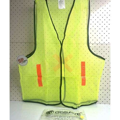 Jual BAJU ROMPI PROYEK JALA JARING / SAFETY VEST GO SAVE GOSAVE HIJAU ...