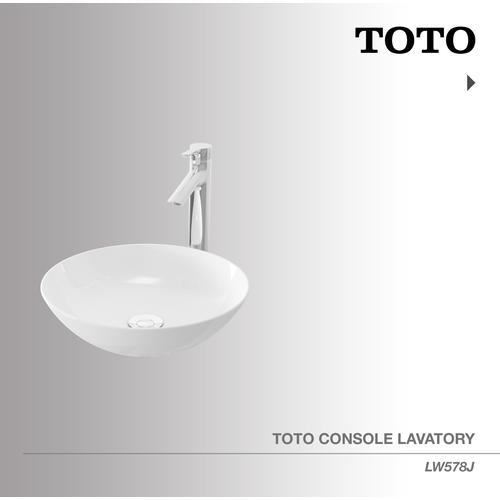 Promo TOTO Wastafel LW578J | Wastafel - Wastafel Cuci Tangan - Lavatory - COMPLETE SET Cicil 0% ...