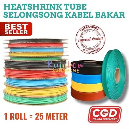 Promo Heatshrink 30mm Heat Shrink Tubing Selongsong Kabel Bakar - 1 ...
