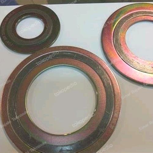 Jual SWG Carbon steel Ansi 300 3" inch - Spiral wound gasket #300 Besi ...