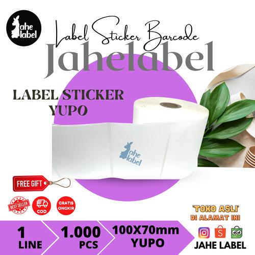 Jual LABEL STICKER BARCODE 100 X 70 mm KERTAS STICKER LABEL VINYL ...