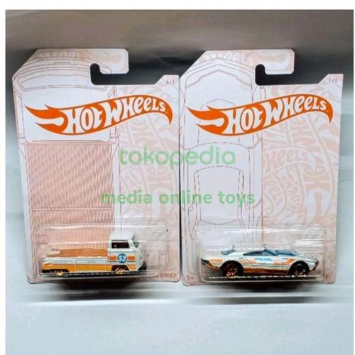 Jual Kombo hotwheels GJW48 -999A 1pcs VW T2 pickup & 1pcs muscle ...