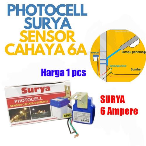 Jual SURYA SPC-111 6A PHOTOCELL SENSOR CAHAYA 6A SENSOR CAHAYA OTOMATIS ...