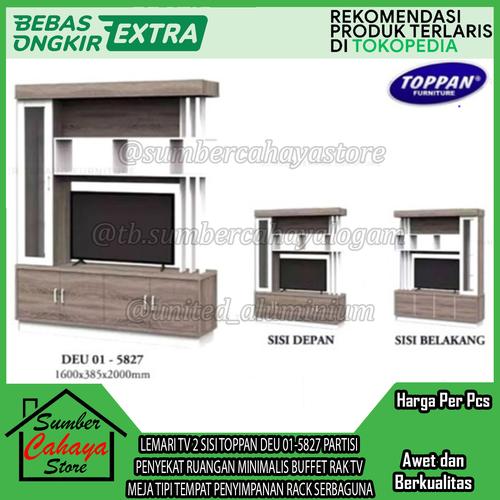 Jual LEMARI TV TOPPAN DEU 01-5827 2 SISI PARTISI PENYEKAT SEKAT RUANGAN - Kota Palembang ...