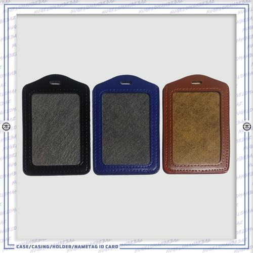 Jual CASE / CASING / HOLDER / TEMPAT ID CARD KULIT IMITASI - Biru ...
