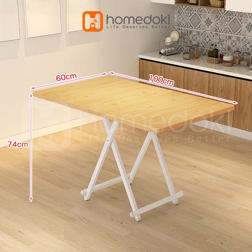 Promo Meja Lipat Portable/ Meja Makan portable/ Meja Lipat Besi/ Meja ...