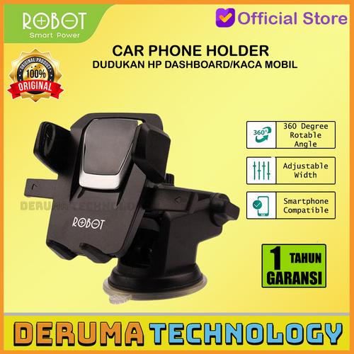 Jual ROBOT RT-CH03 CAR PHONE HOLDER STAND DUDUKAN HP DASHBOARD KACA ...