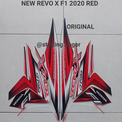 Jual Stiker Striping Motor Honda New Revo X F1 2020 Red - Kab. Bogor ...