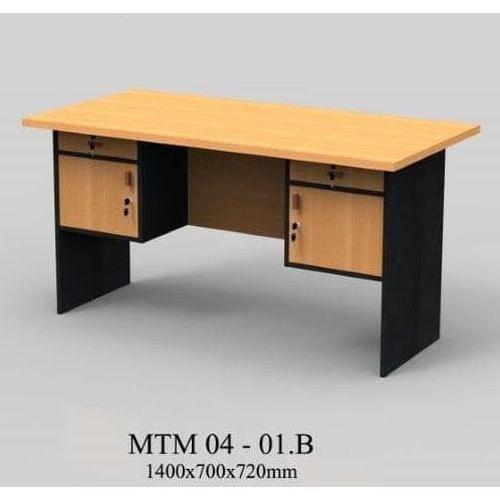 Jual Meja Belajar/ Meja Kerja Tulis/Meja Rak Laci Kunci Panel MTM ...